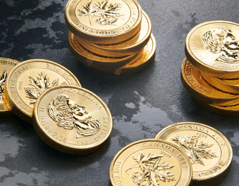 Gold Canadian Nickels